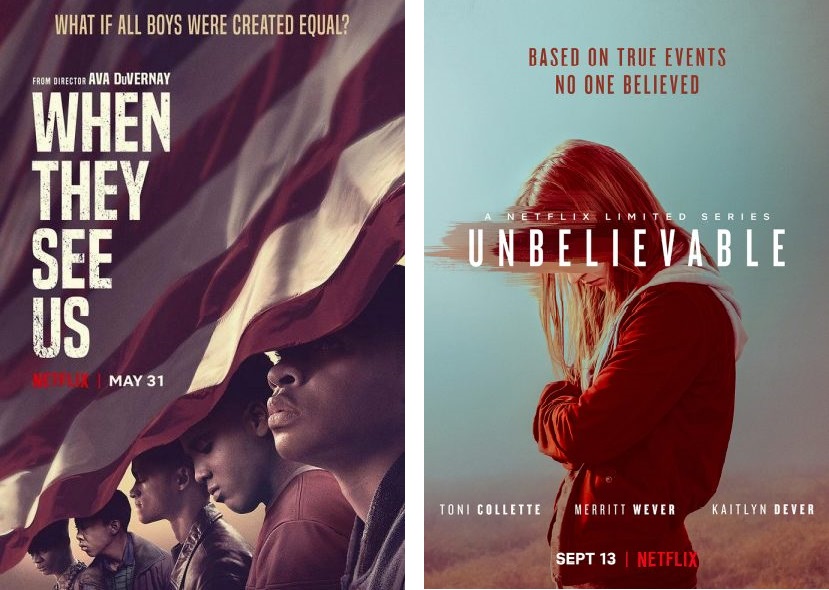 NETFLIX ORIGINAL DRAMA REVIEWS: UNBELIEVABLE (2019) & WHEN THEY SEE US ...